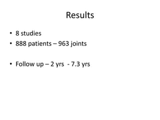Journal club cr vs ps tkr | PPTX