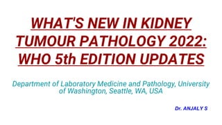 NEW UPDATES IN KIDNEY TUMOR PATHOLOGY: WHO 5th EDITION.pptx