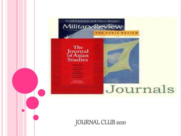 Journal club intro | PPT