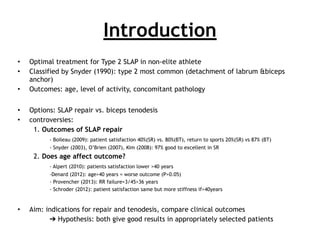 Journal club surgical treatment of isolated type III slap lesions ...
