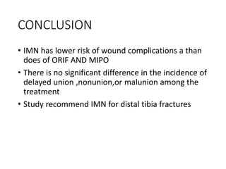 Journal club-WPS Office juned-2.pptx distal tibia fractures | PPTX