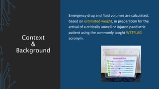 Journal Club (Smartphone use for Paediatric calculations in emergencies ...