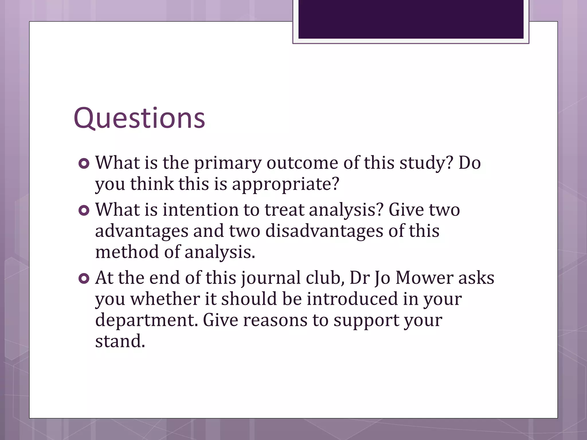 JC PEITHO TRIAL | PPTX | Blood Disorders | Diseases and Conditions
