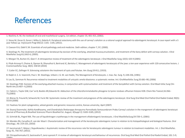 CARNOY’S SOLUTION AS A SURGICAL MEDICAMENT IN THE TREATMENT OF ...