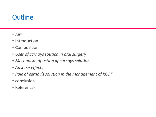 CARNOY’S SOLUTION AS A SURGICAL MEDICAMENT IN THE TREATMENT OF ...