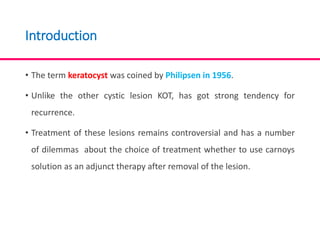 CARNOY’S SOLUTION AS A SURGICAL MEDICAMENT IN THE TREATMENT OF ...