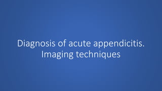 journal club discussing acute appendicitis.pptx | Digestive Disorders ...