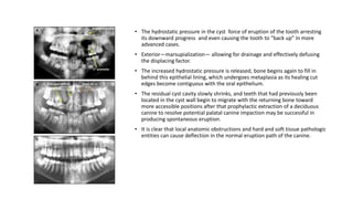 Etiology of maxillary canine impaction | PPT