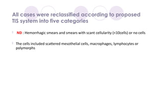 serous fluid cytology -international system | PPTX