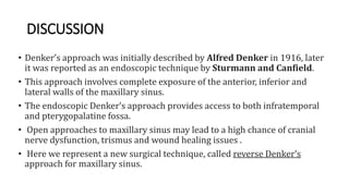 JOURNAL CLUB 2 endoscopic reverse denkers approach.pptx