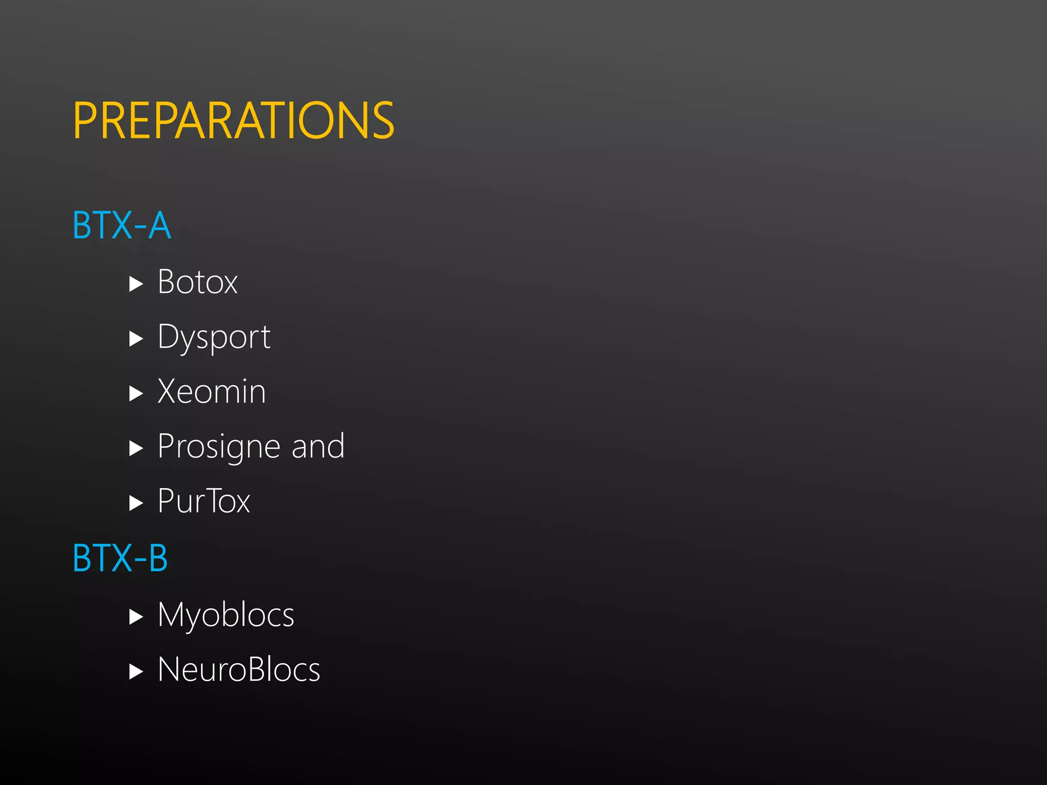 Clinical use of botulinum toxins in oral and maxillofacial surgery | PPTX