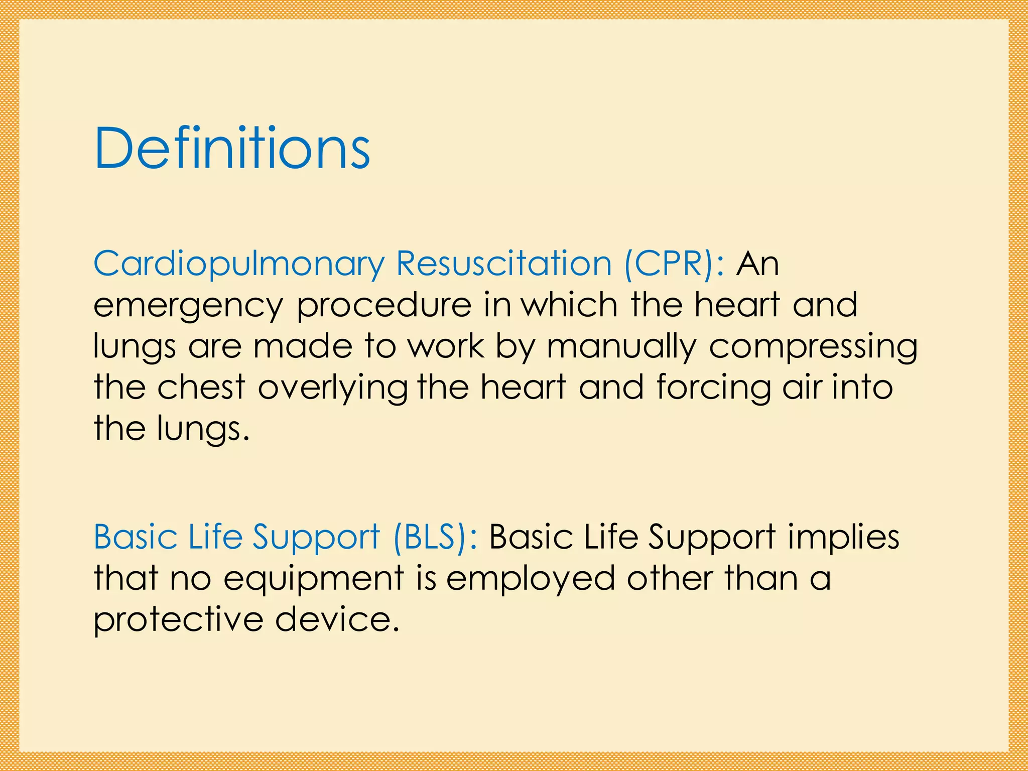 Changing Guidelines of CPR & BLS For General Dental Practitioners ...