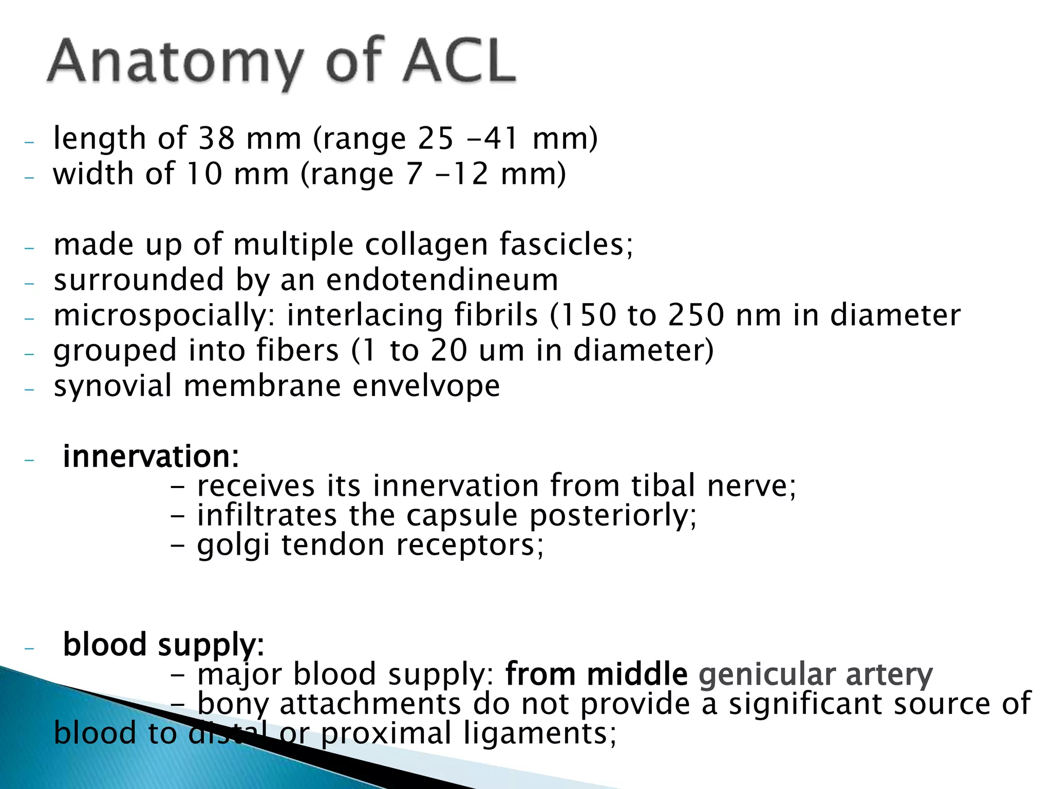 acl arthroscopic reconstruction single bundle vs double bundle | PPTX
