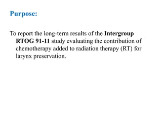 Journal club article rtog 9111 dr kiran | PPTX