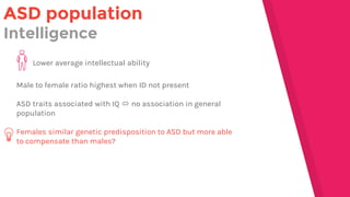 Gender differences in symptomatology of autism spectrum disorder | PPTX