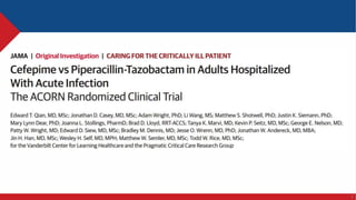 Journal club group 3 Article review cepepime vs pip tazo.pptx