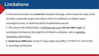 Journal club group 3 Article review cepepime vs pip tazo.pptx | Free ...