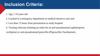 Journal club group 3 Article review cepepime vs pip tazo.pptx