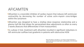 Aficamten in HCM (SEQUOIA HCM TRIAL 2024) | PPTX