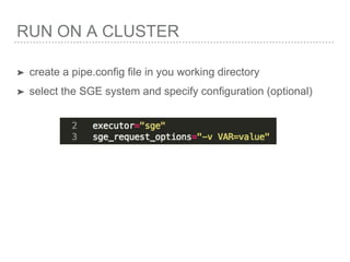 BPIPE: a bioinformatics pipeline framework | PPTX | Operating Systems | Computer Software and ...
