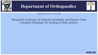 Masquelet technique for management of fracture non union | PDF