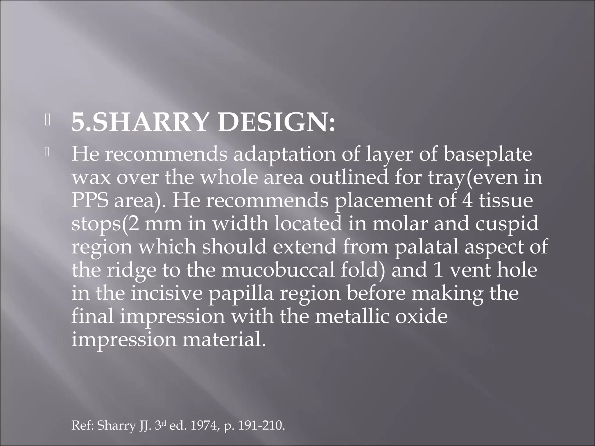 Journal club of wax spacer | PPT