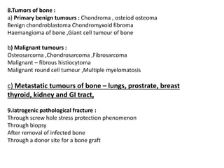 Pathologic Fractures due to metastasis and its management .pptx