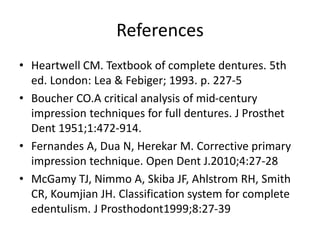 Journal club on physiological impression techniques | PPTX