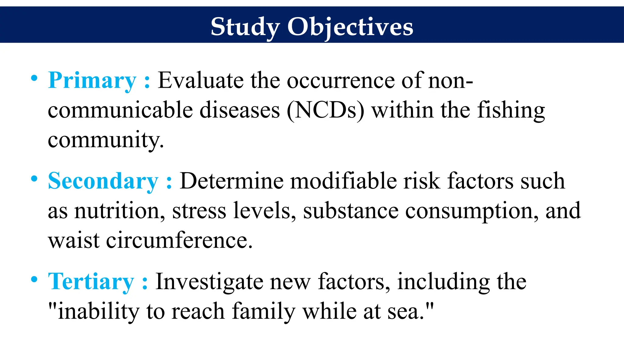 Journal Club Presentation: Non-Communicable Diseases and Risk Factors ...