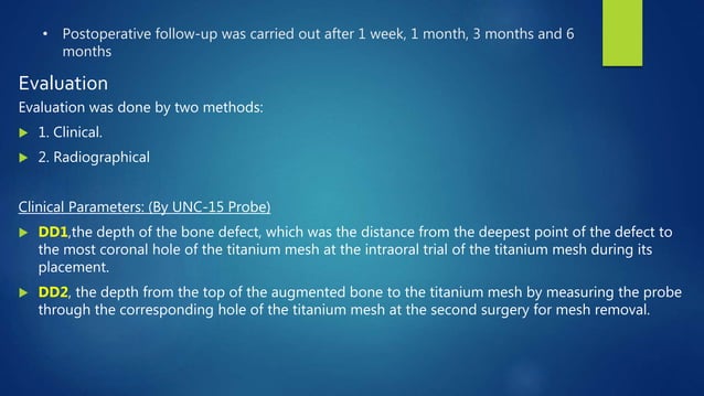 omfs journal club ppt on bone ridge augmentation | PPTX | Dental Health ...