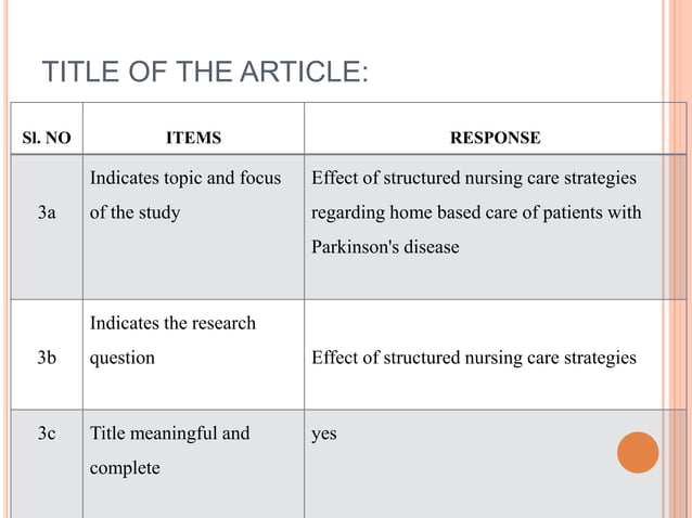 JOURNAL CLUB PRESENTATION | PPTX