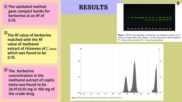 HPTLC ANALYSIS OF COPTIS TEETA | PDF | Herbs and Supplements ...