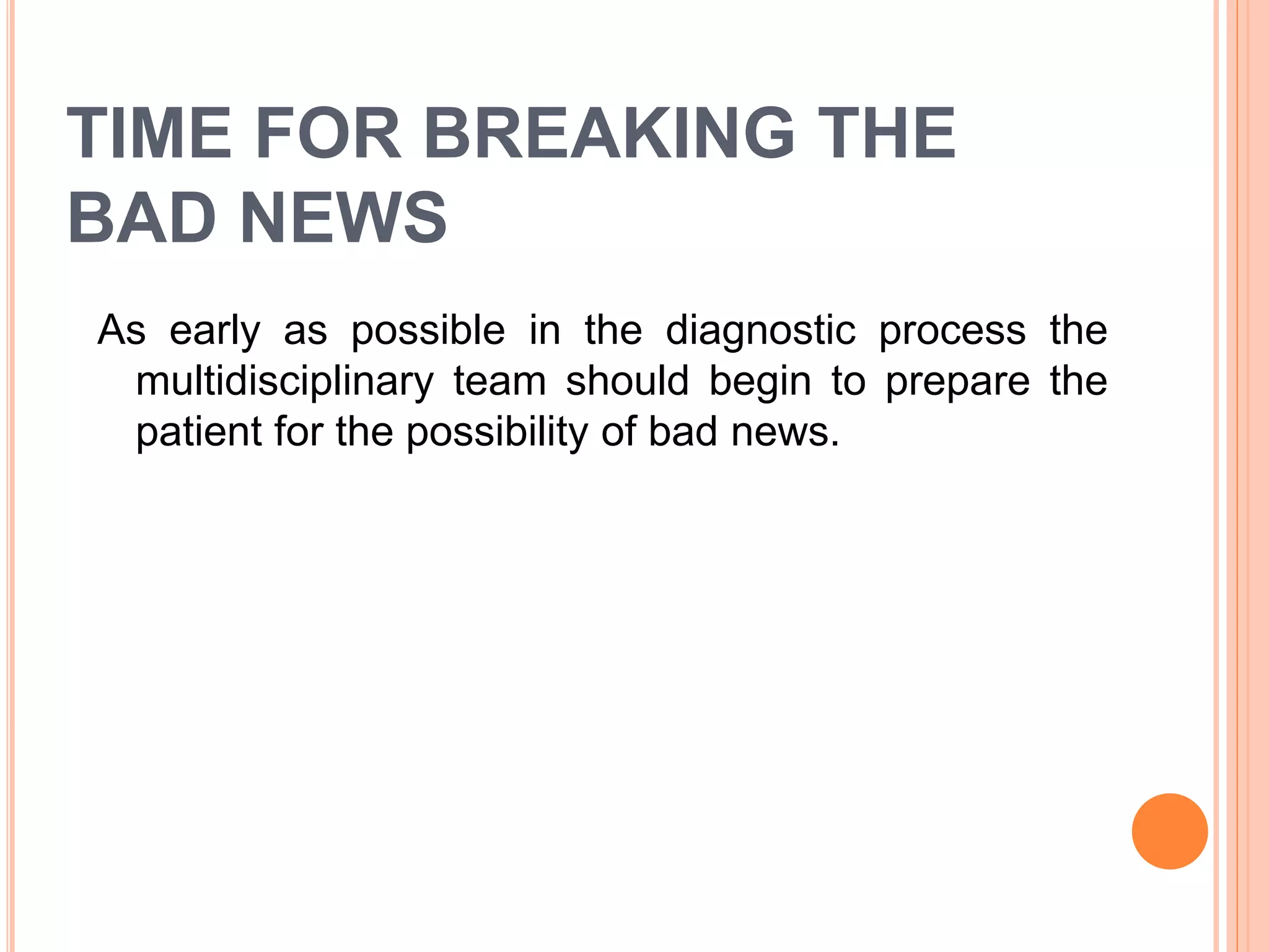 breaking bad news | PPTX
