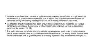 Journal club Probiotics .pptx in Post op Patients of Gastroduodenal ...