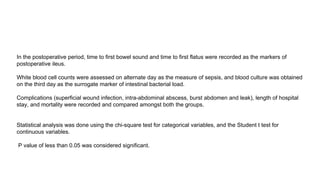 Journal club Probiotics .pptx in Post op Patients of Gastroduodenal ...