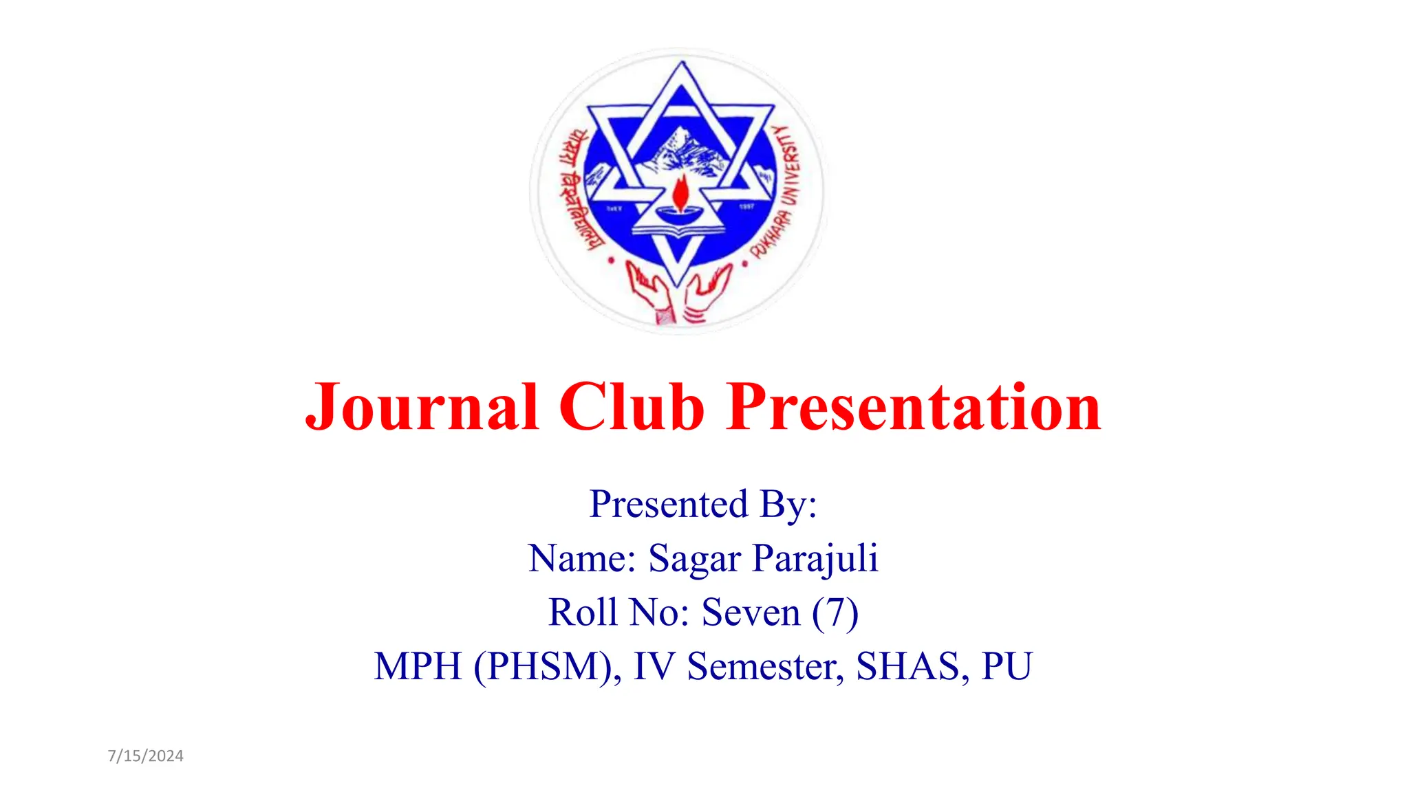 Journal Club Presentation_Sagar Parajuli.pptx