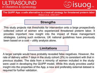 UOG Journal Club: September 2017 | PPT