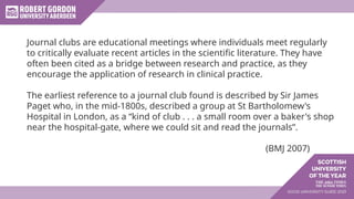 Research in Healthcare- Journal Clubs Intro.pptx