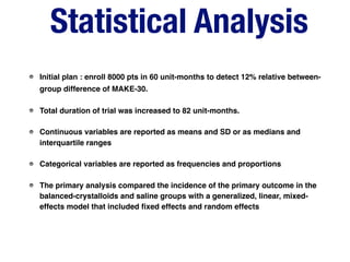Journal club SMART trial NEJM | PDF