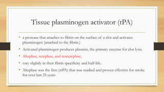 journal club tenecteplase.pptx by sms medical college jaipur | PPTX