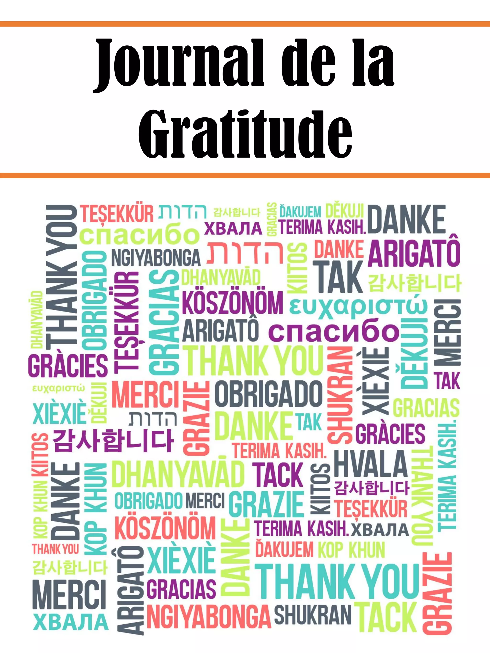 Journal de la gratitude | PDF