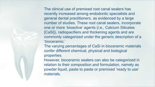 journal endodontics about bioceramic sealer | PPTX