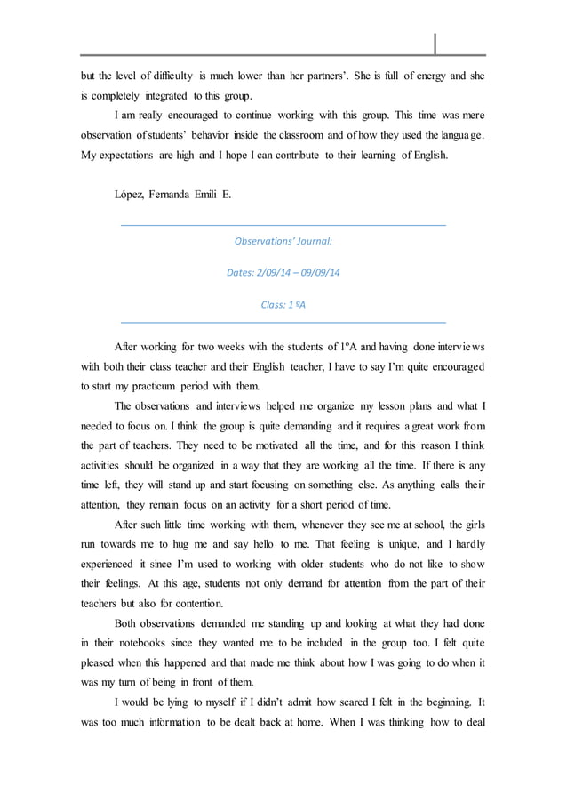 Journal entries Kindergarten Level | DOCX