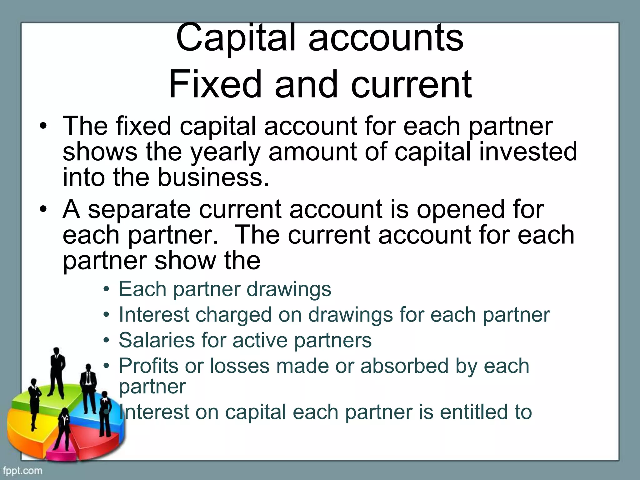 Journal entries for recording capital of partnerships | PPTX