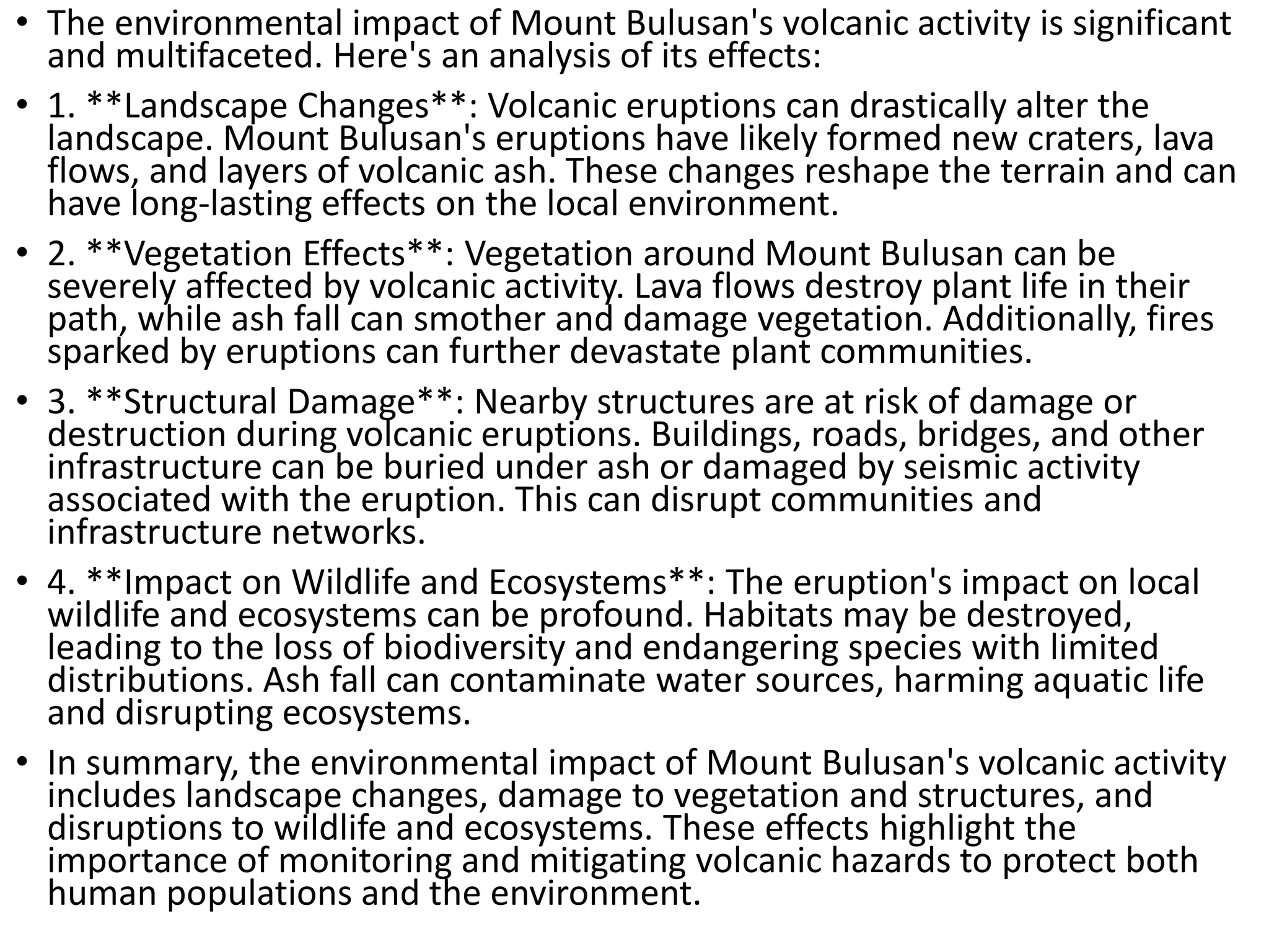 Journal Entry of volcanic eruption activity | PPTX