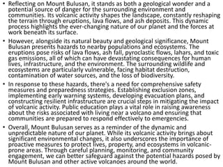 Journal Entry of volcanic eruption activity | PPTX | Environment | Science