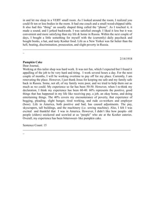 Journal Entry Immigration | PDF