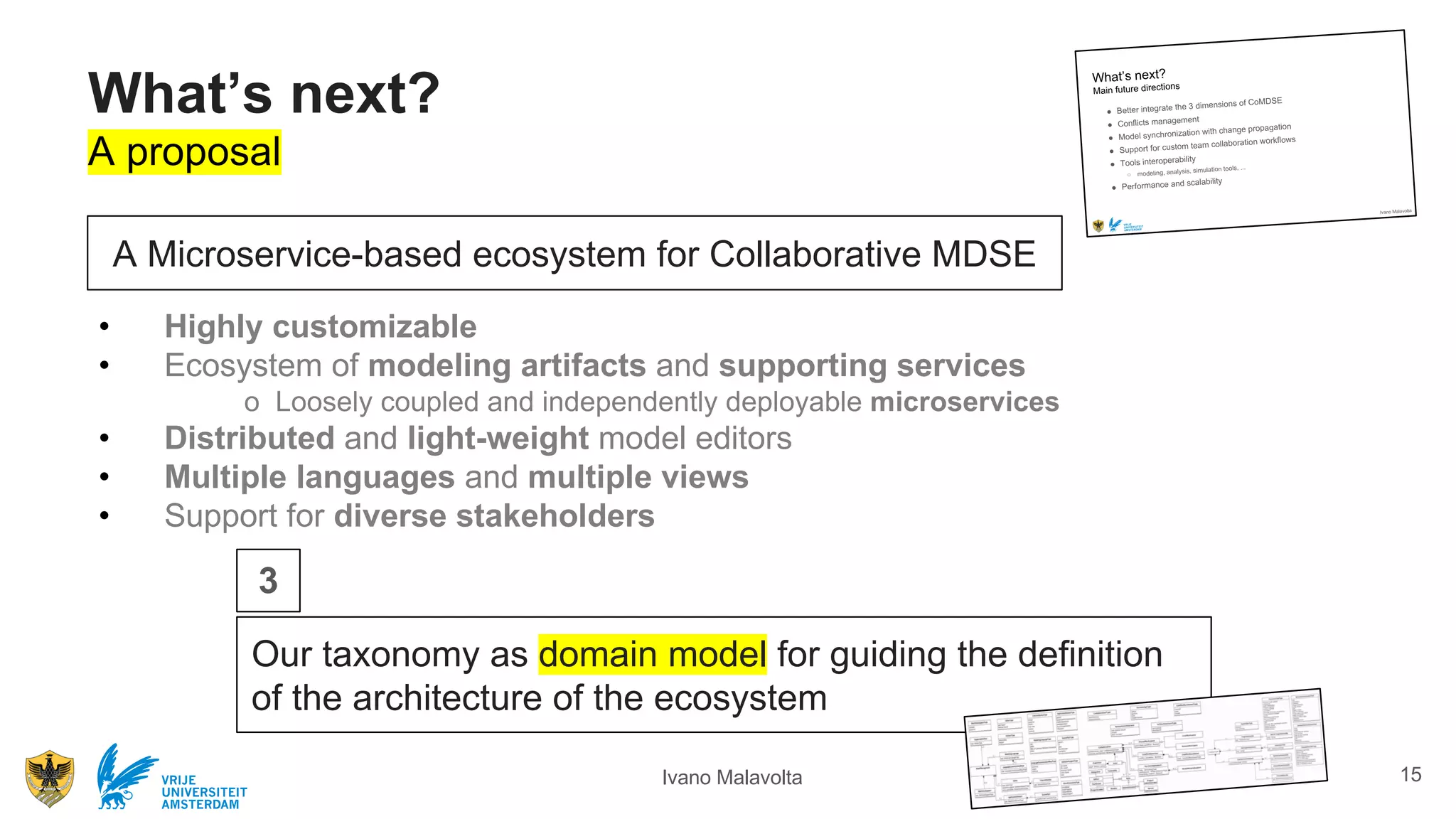 Collaborative Model Driven Software Engineering A Classification