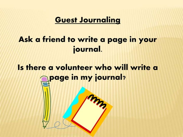 Journaling with Mrs. Silverman...part 2 | PPTX