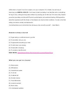 Journaling | PDF